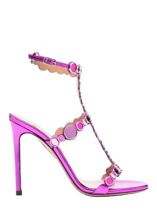 AQUAZZURA Embellished Sandals - Pink