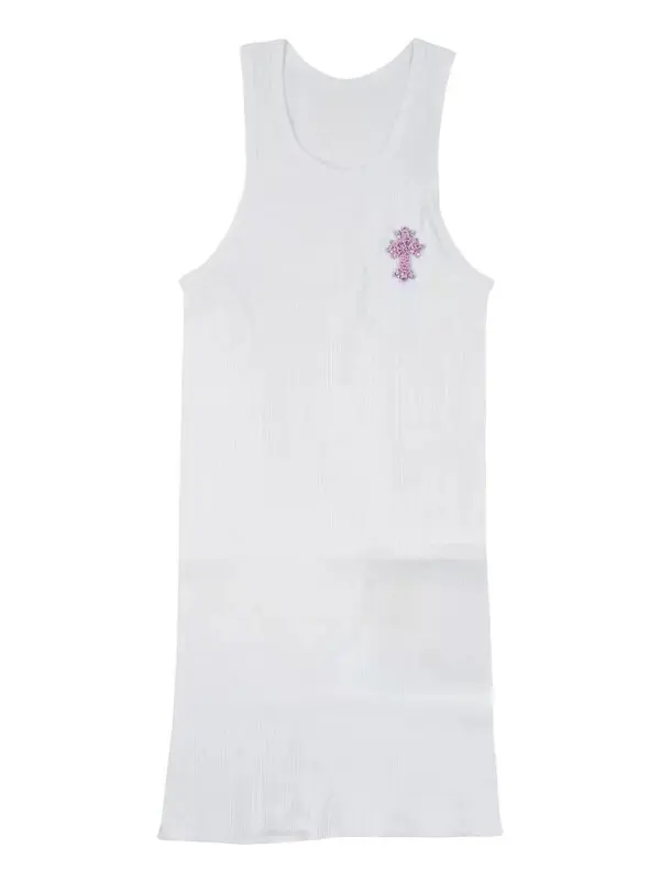 Chrome Hearts Cross-detail Tank Top - White