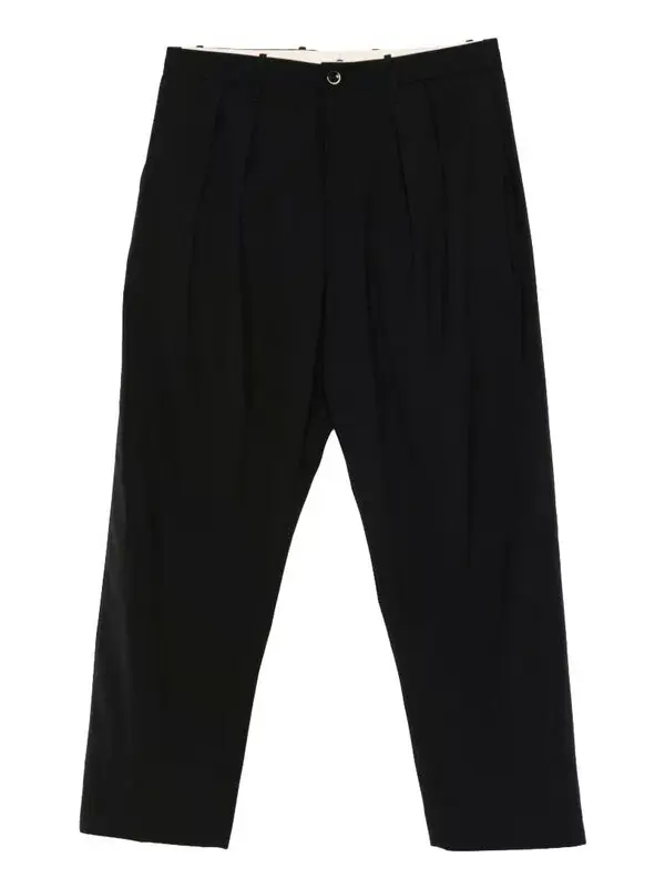 NINE:INTHE:MORNING Pleated Trousers - Black