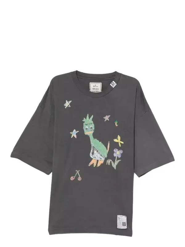 Mihara Yasuhiro Graphic-print T-shirt - Grey