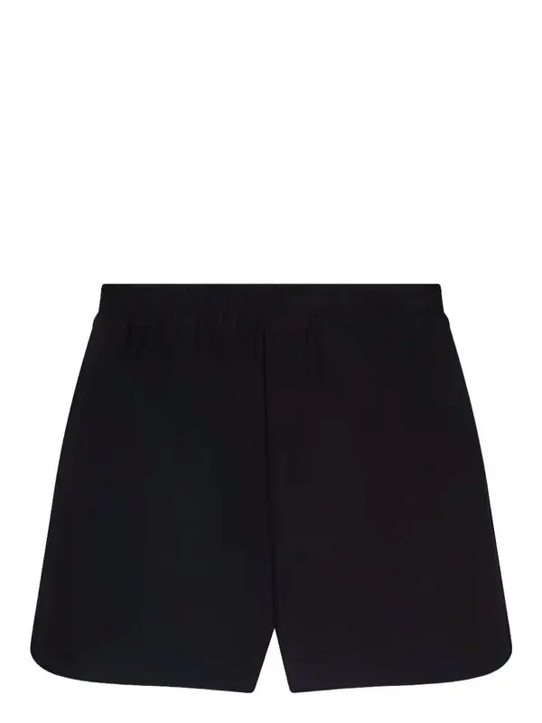 Emporio Armani Patterned Track Shorts - Black