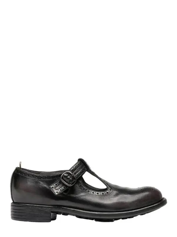 Officine Creative Calixte Buckle T-bar Shoes - Black