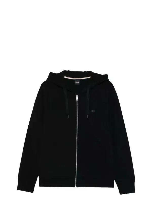 BOSS Zip-up Hoodie - Black
