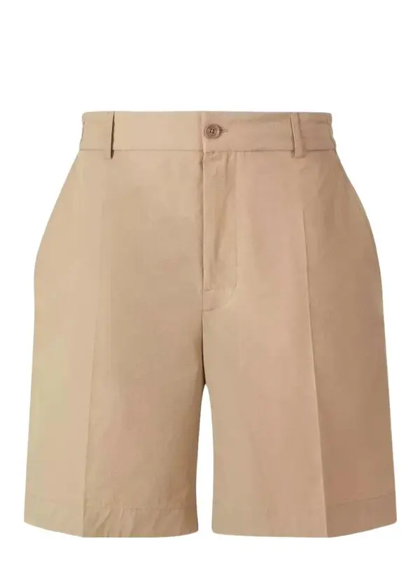 Moncler Seersucker Shorts - Neutrals