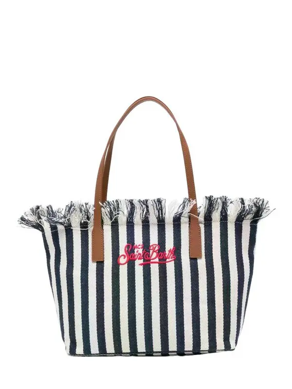 MC2 SAINT BARTH City Striped Tote Bag - Blue