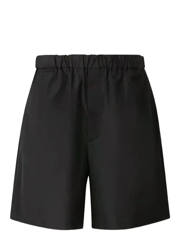 JIL SANDER Elasticated-waistband Shorts - Black