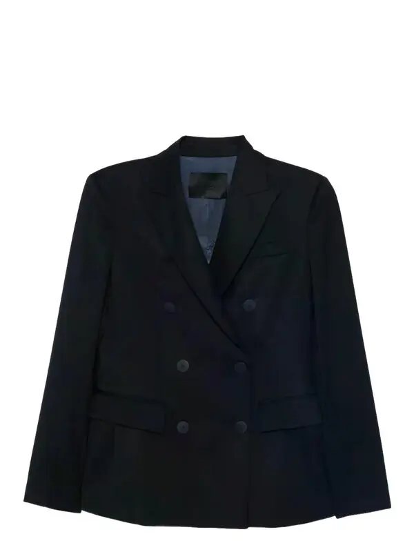 DONDUP Double-breasted Buttoned Blazer - Blue