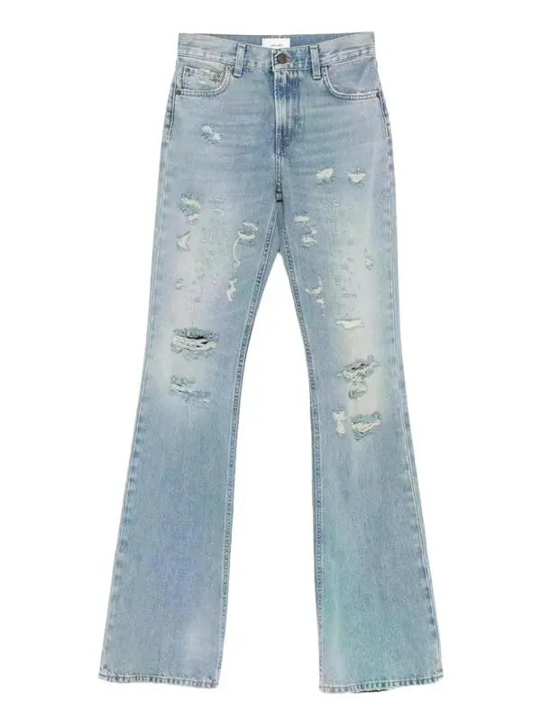 HAIKURE Flora Broken Celestial Ripped Jeans - Blue