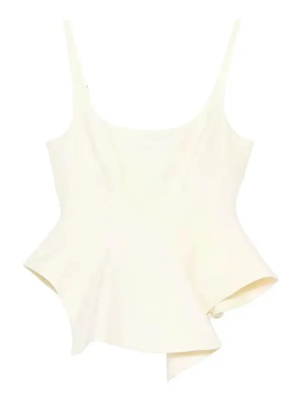 Khaite Peplum Top - Neutrals