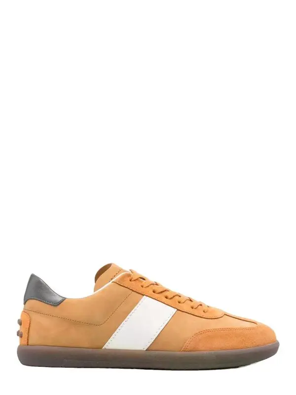 TOD'S Stripe-detail Sneakers - Orange
