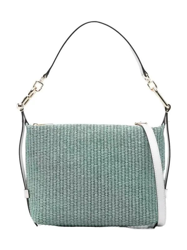 Furla Woven Strap Shoulder Bag - Green