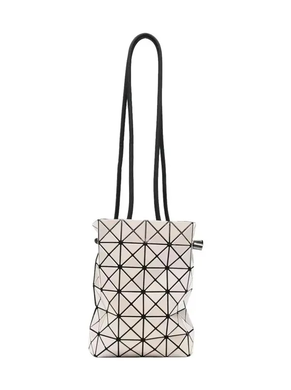 Issey Miyake Geometric-panel Shoulder Bag - Neutrals
