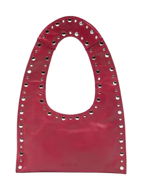 Gimaguas Mini Franca Studded Shoulder Bag - Red