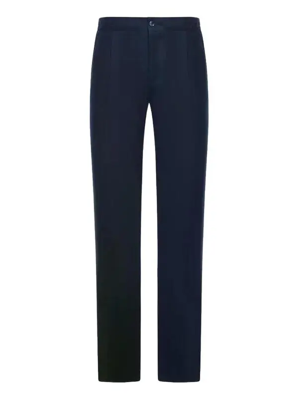 Kiton Elasticated Trousers - Blue