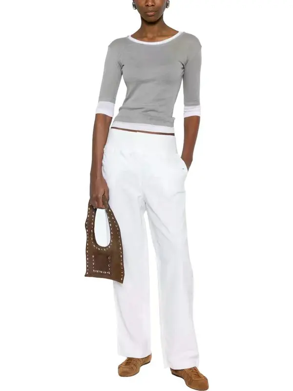 Gimaguas Anna Button Trousers - White