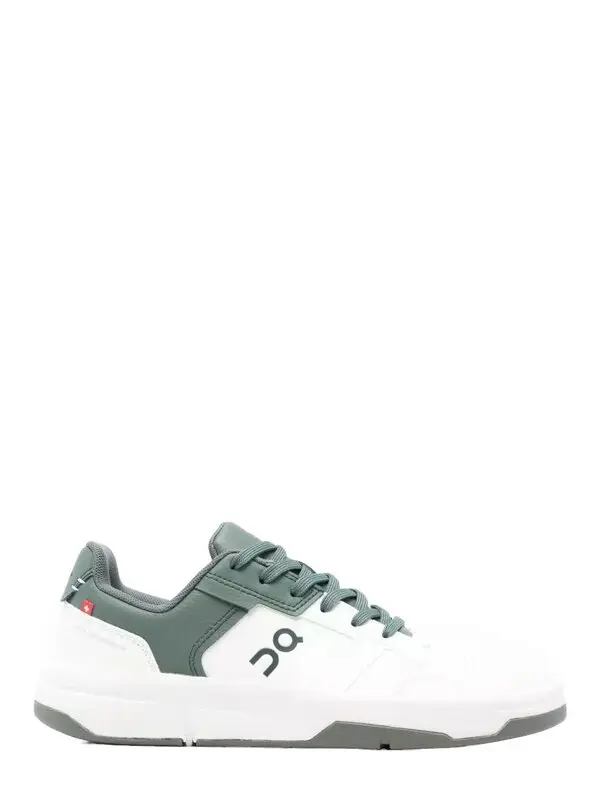 On The Roger Perforated-detail Sneakers - White