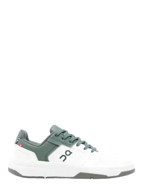 On The Roger Perforated-detail Sneakers - White