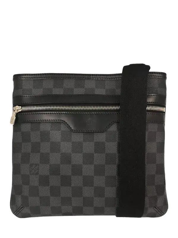 LOUIS VUITTON 2009 Thomas Check Crossbody Bag - Black