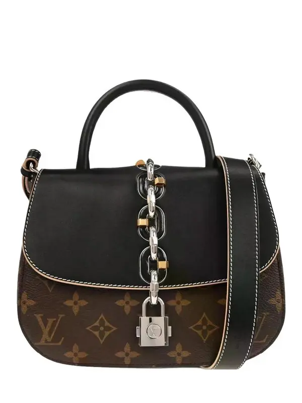 LOUIS VUITTON 2018 Monogram Chain Handbag - Brown