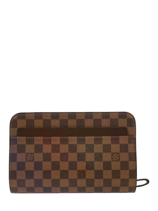 LOUIS VUITTON 2011 Saint Louis Clutch - Brown