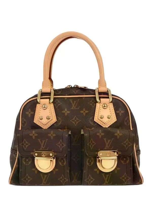 LOUIS VUITTON 2006 Manhattan Pm Tote Bag - Brown
