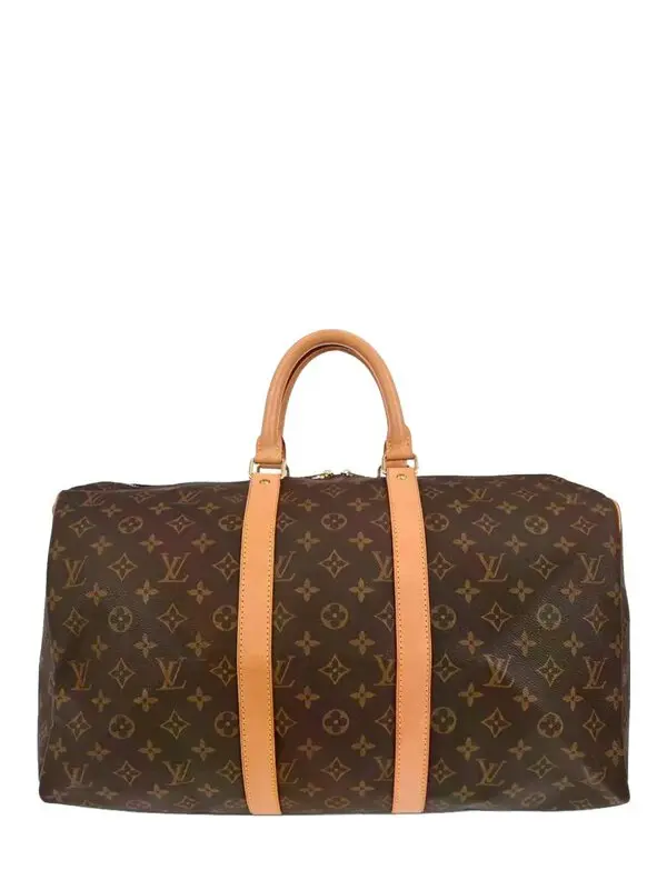 LOUIS VUITTON 2001 Keepall 45 Duffle Bag - Brown