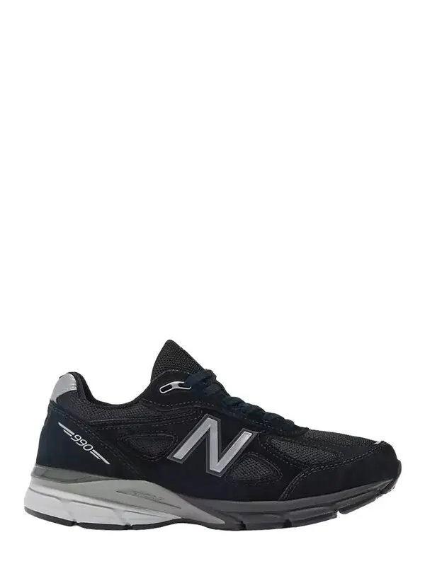 NEW BALANCE Made In Usa 990v4 Logo Sneakers - Black