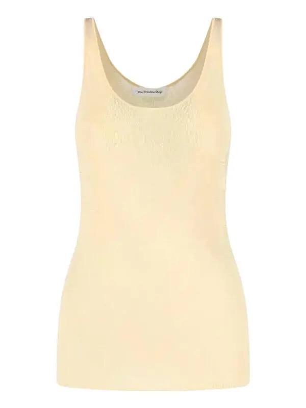 THE FRANKIE SHOP Knitted Tank Top - Yellow