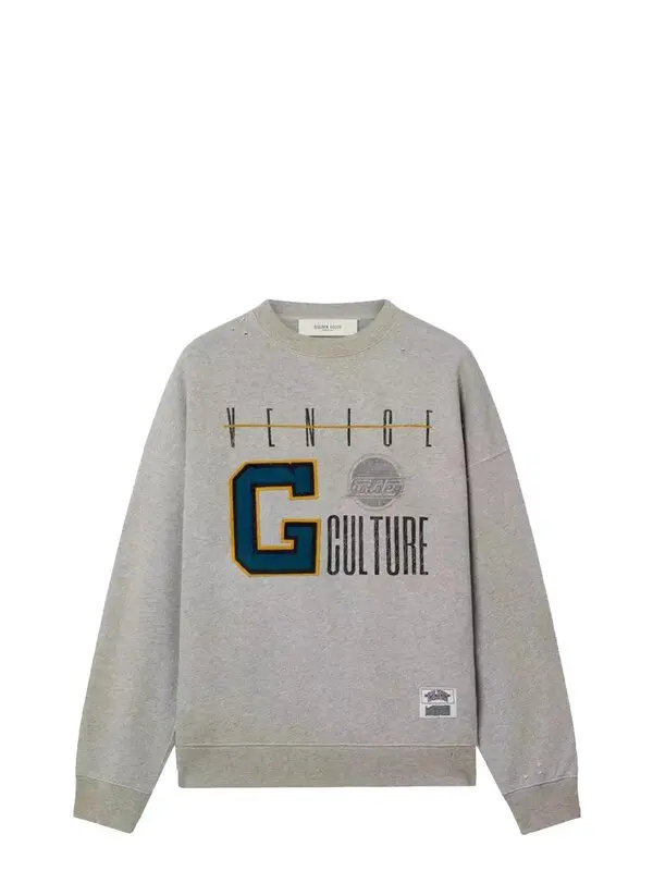 GOLDEN GOOSE Printed Sweatshirt - Grey