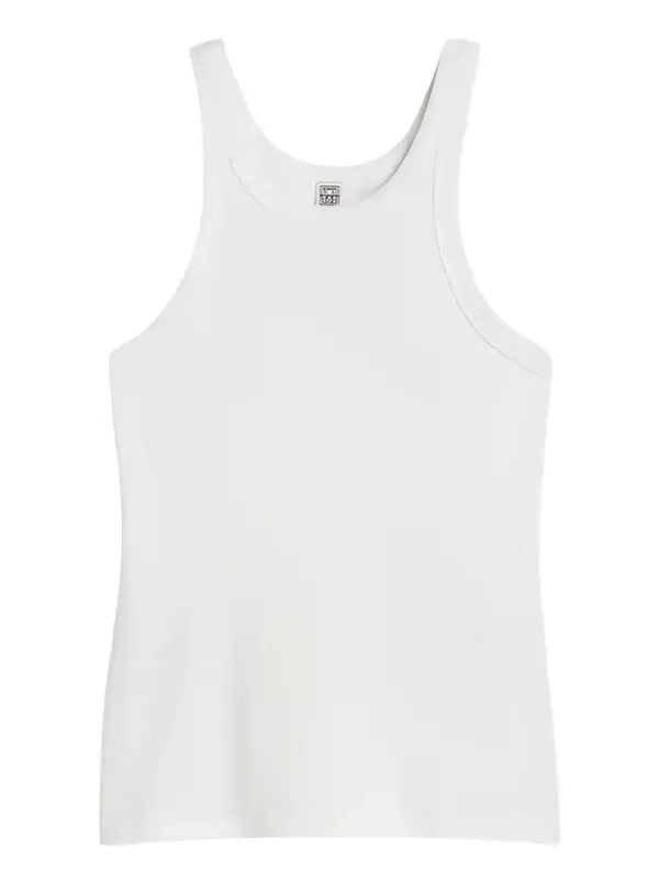 TOTEME Tank Top With Scoop Neck - White
