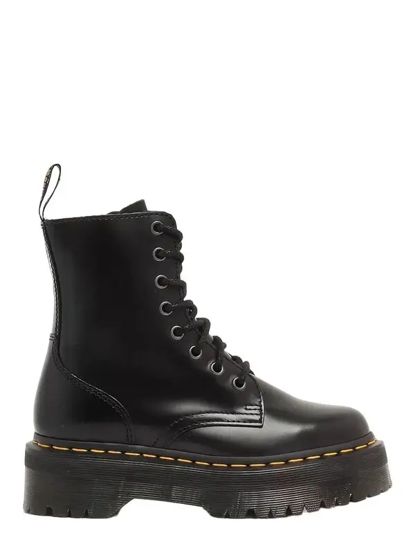 Dr. Martens Lace-up Platform Boots - Black