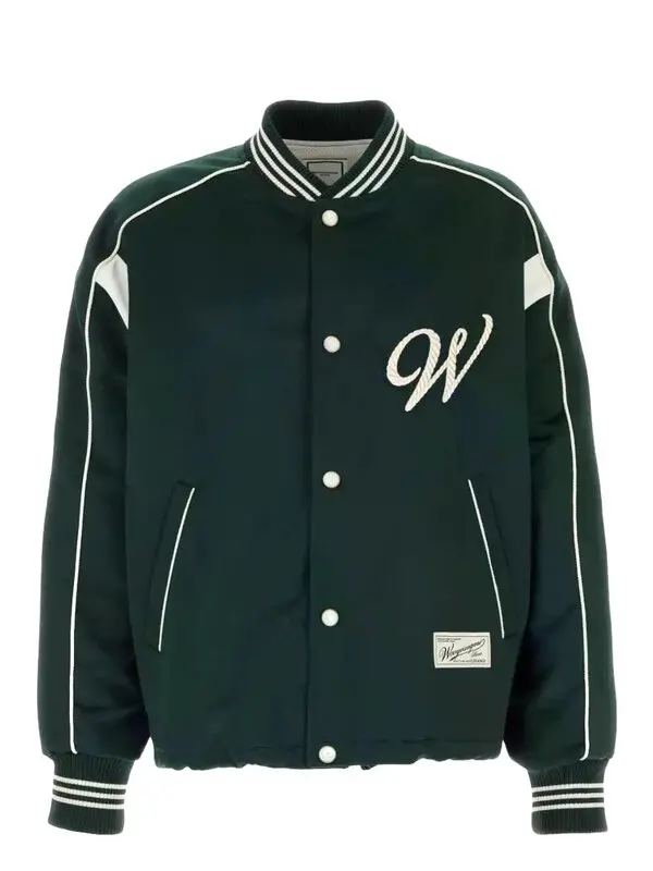 WOOYOUNGMI Logo Bomber Jacket - Green