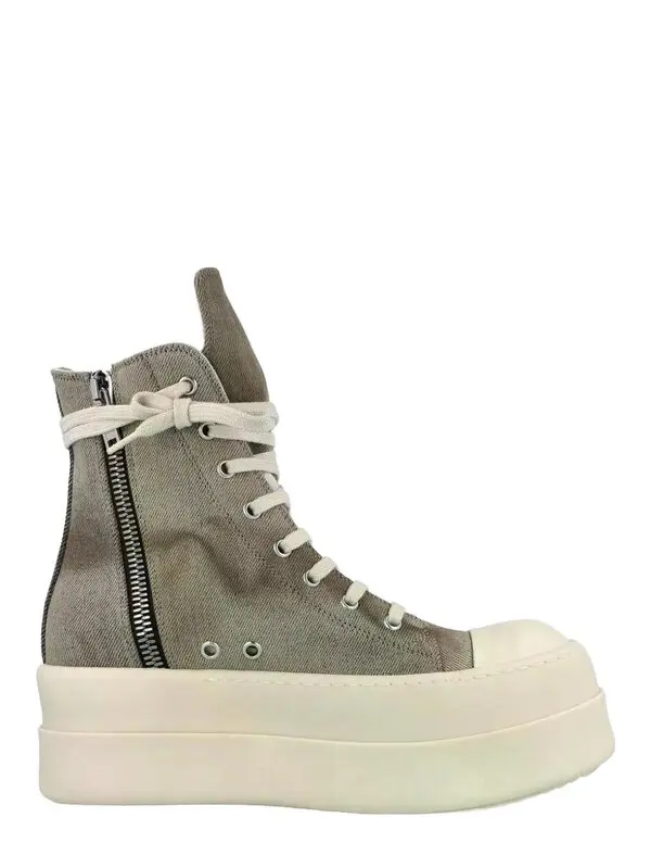 Rick Owens Mega Bumper Tongue Sneakers - Grey