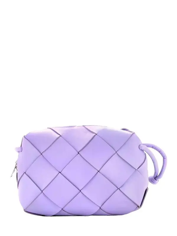 Bottega Veneta Cassette Camera Crossbody Bag Maxi Intrecciato - Purple