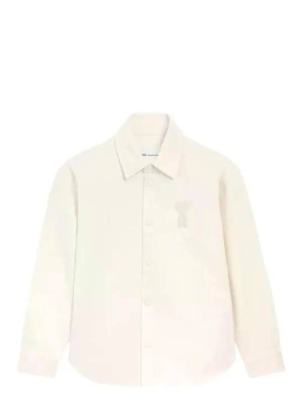 Ami De Coeur Patch Overshirt - Neutrals