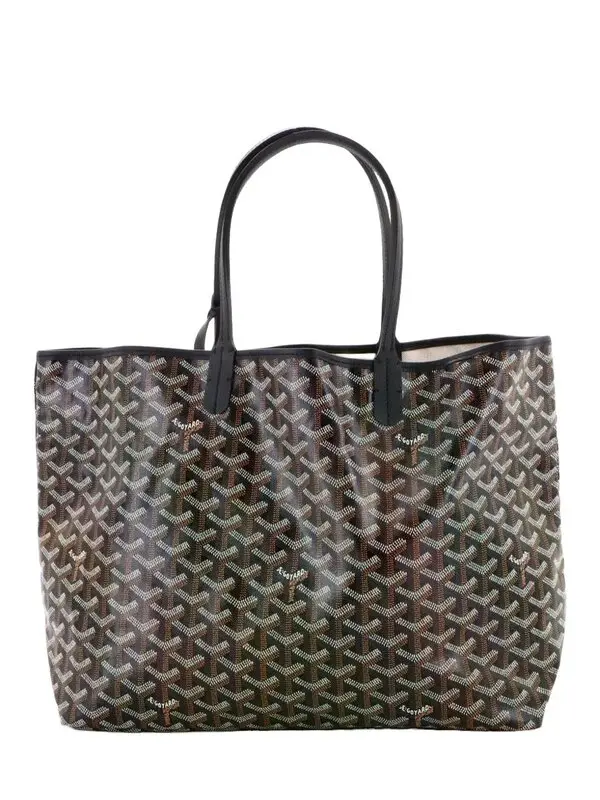Goyard Saint Louis Coated Canvas Pm Tote Bag - Black
