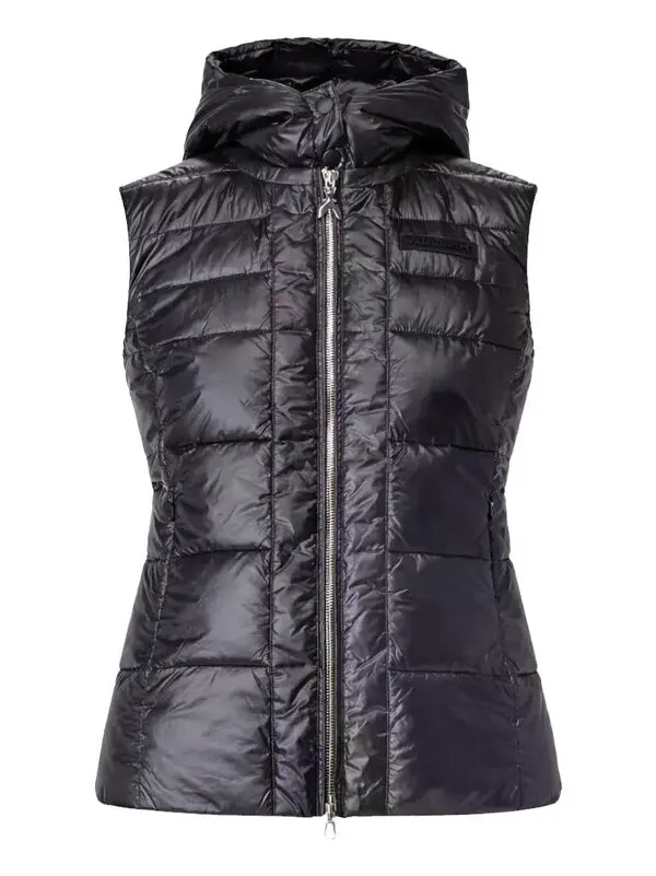 Patrizia Pepe Hooded Padded Jacket - Black