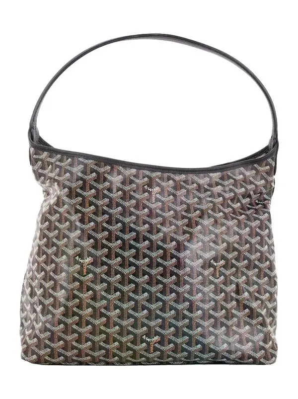 Goyard Boheme Coated Canvas Hobo Bag - Black