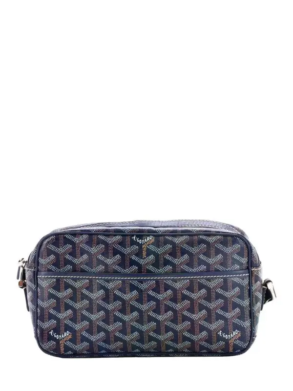 Goyard Cap Vert Crossbody Bag Coated Canvas - Blue