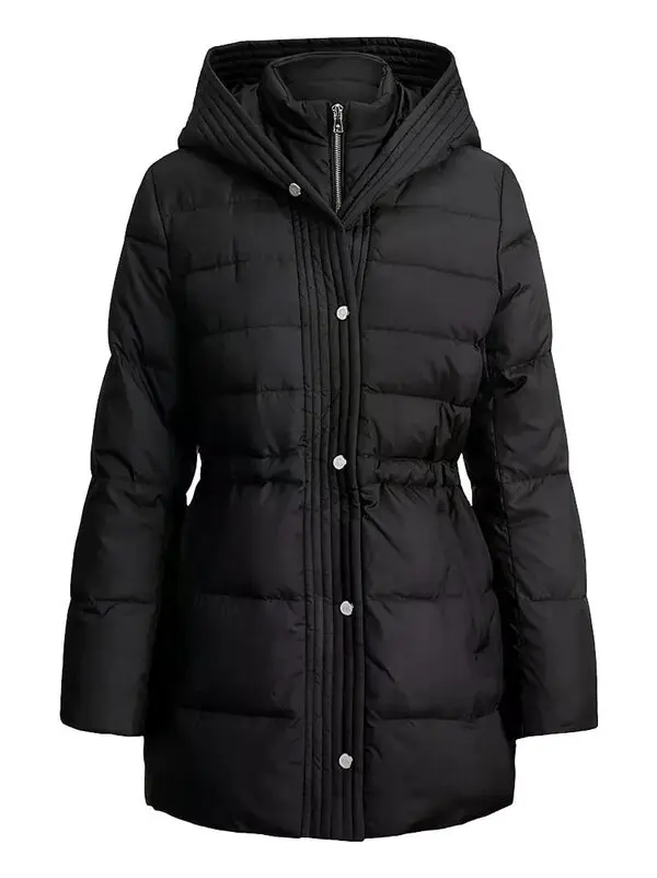Ralph Lauren Hooded Puffer Coat - Black