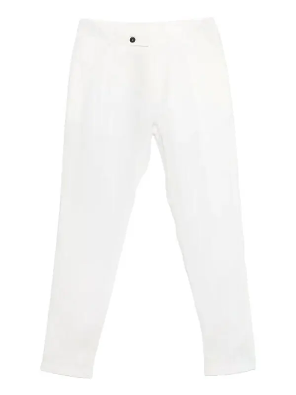 Eleventy Pleated Trousers - White