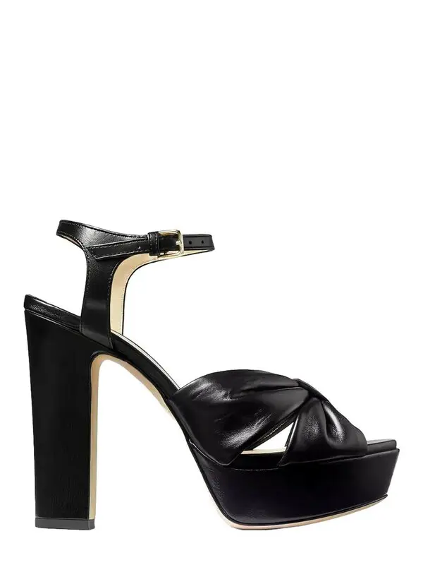 JIMMY CHOO Heloise Platform Sandals - Black