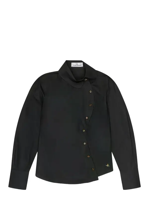 VIVIENNE WESTWOOD Bella Asymmetric Shirt - Black