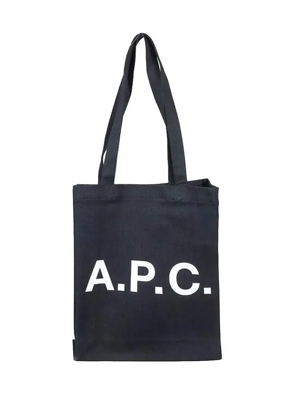 A.p.c. Logo Tote Bag - Black