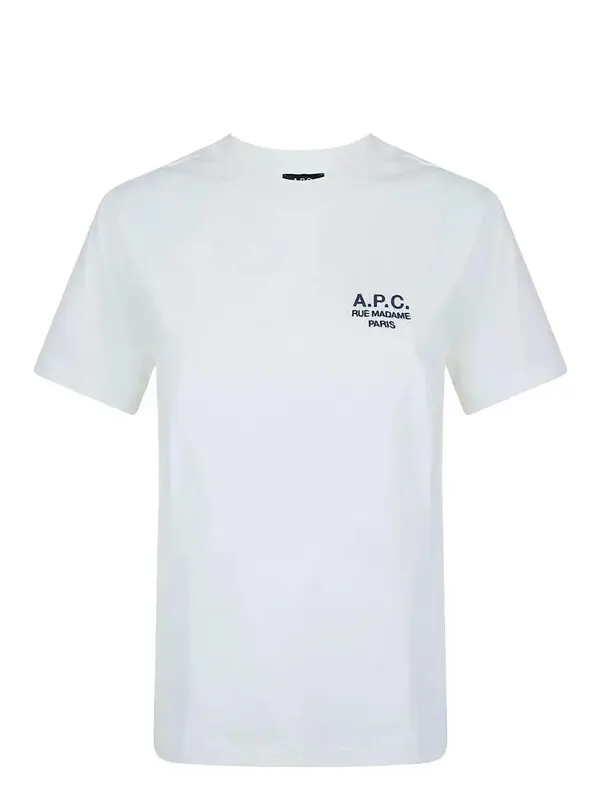 A.p.c. Embroidered Logo T-shirt - White