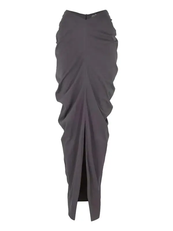CORTANA Kaz Gathered Maxi Skirt - Grey
