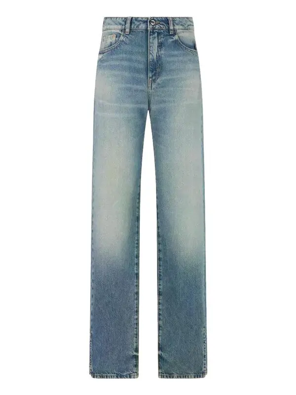 ICON DENIM LOS ANGELES Split-hem Jeans - Blue