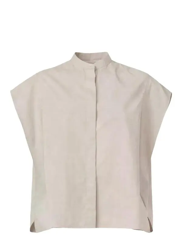 Officine Générale Leonora Cap-sleeve Blouse - Neutrals
