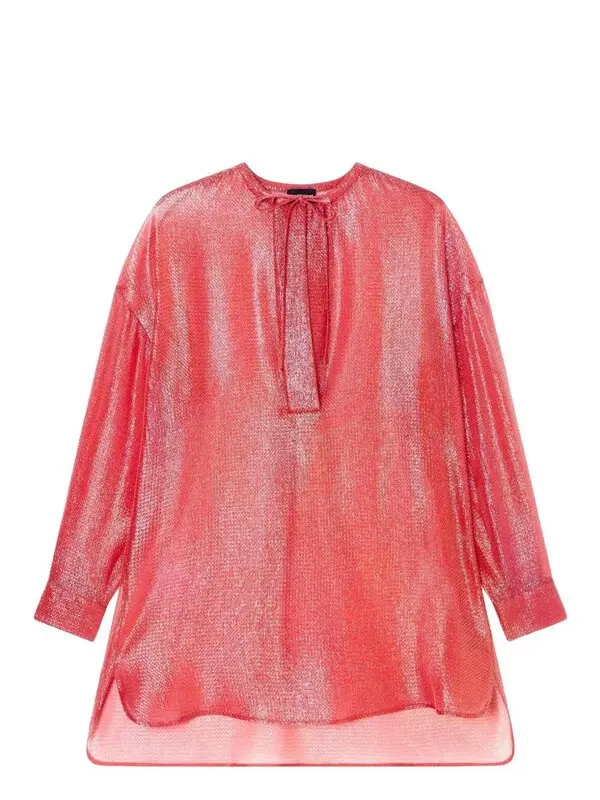 Giorgio Armani Tie Neck Blouse - Pink