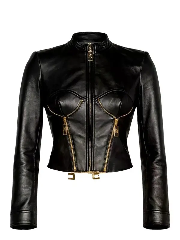 Elisabetta Franchi Zipped Jacket - Black